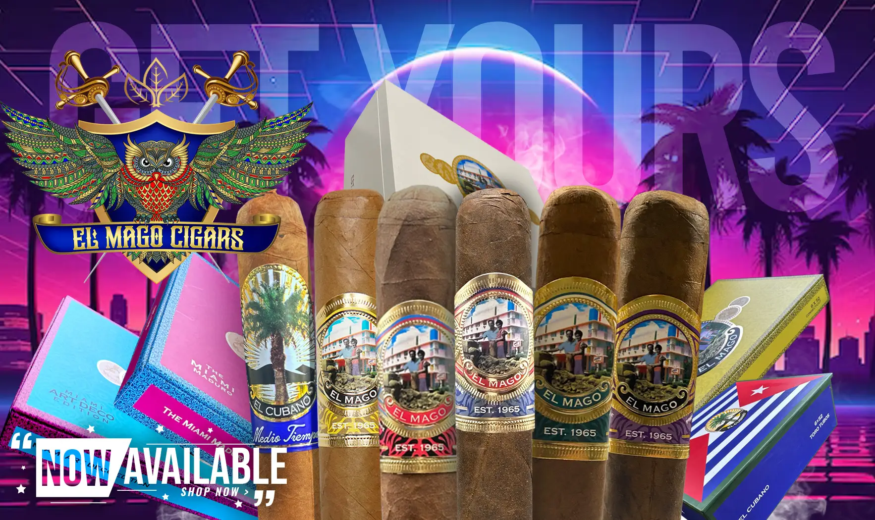 Premium cigars for sale at Smoke Inn smoke shop.